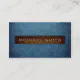 Air Force blue (RAF) Leather Look Professional Business Card | Zazzle
