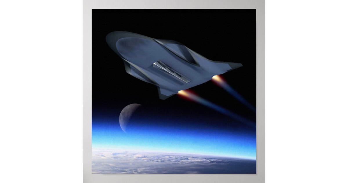 Air Force Hypersonic Cruise Vehicle Artist Concept Poster | Zazzle
