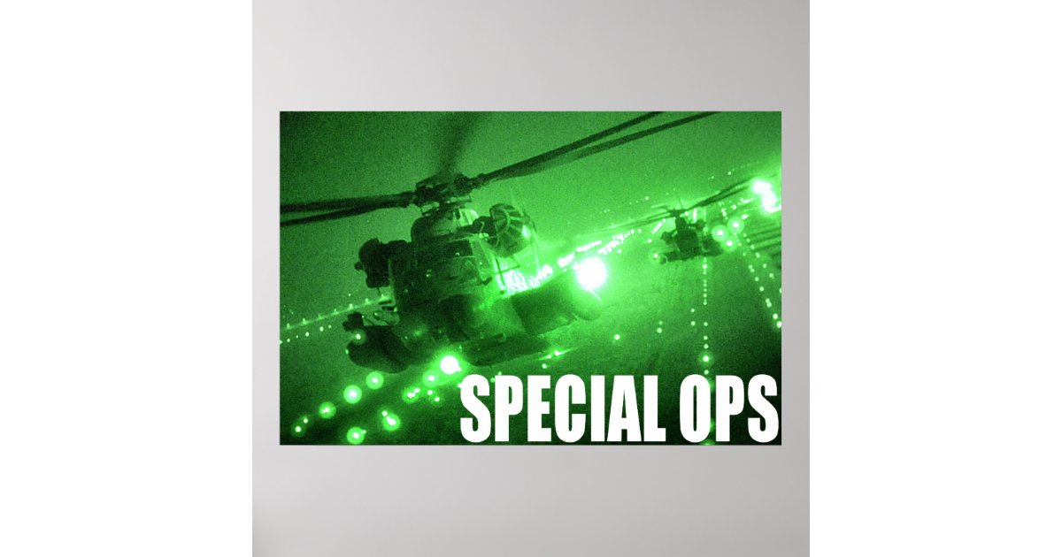Air Force Special Ops Poster | Zazzle