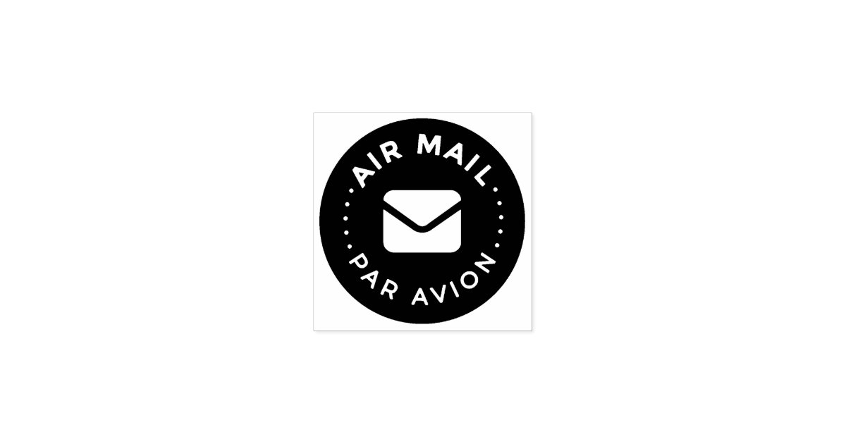 AIR MAIL PAR AVION Airmail Stamp Letter Letter mai | Zazzle