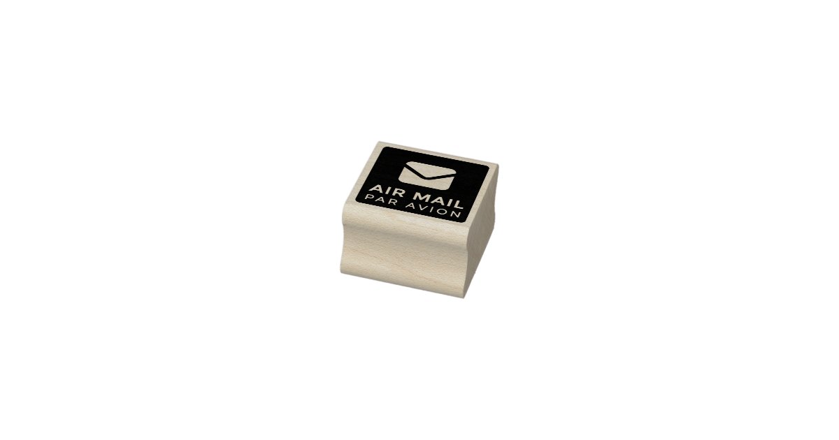 AIR MAIL PAR AVION Letter Airmail Stamp mail lette | Zazzle
