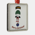 Airborne Santa Metal Tree Decoration | Zazzle