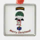 Airborne Santa Metal Tree Decoration | Zazzle