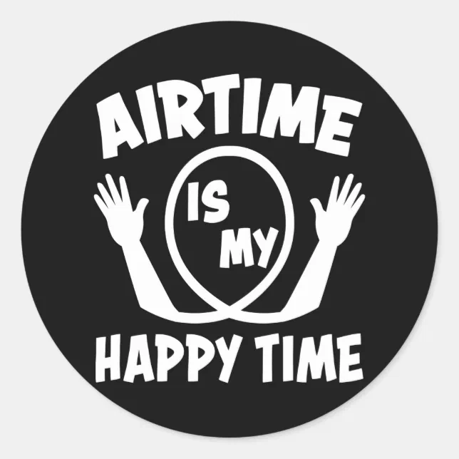 Airtime Roller Coaster Amusement Park Themepark Classic Round Sticker ...