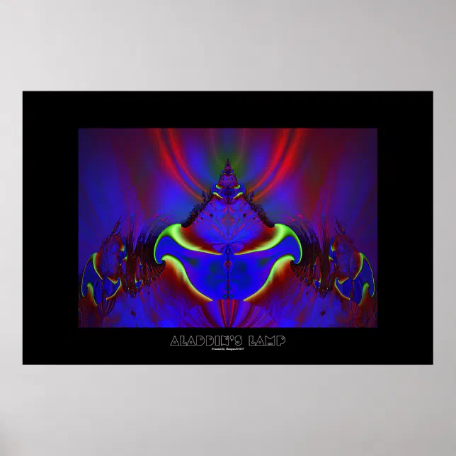 Aladdin’s Lamp Poster | Zazzle