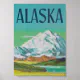 Alaska Retro Vintage Travel Poster | Zazzle