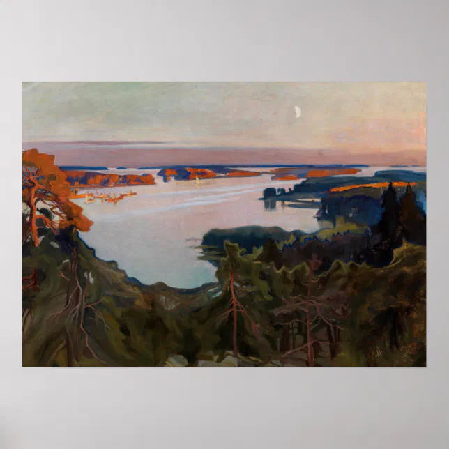 Albert Edelfelt - View over Haikko Poster | Zazzle