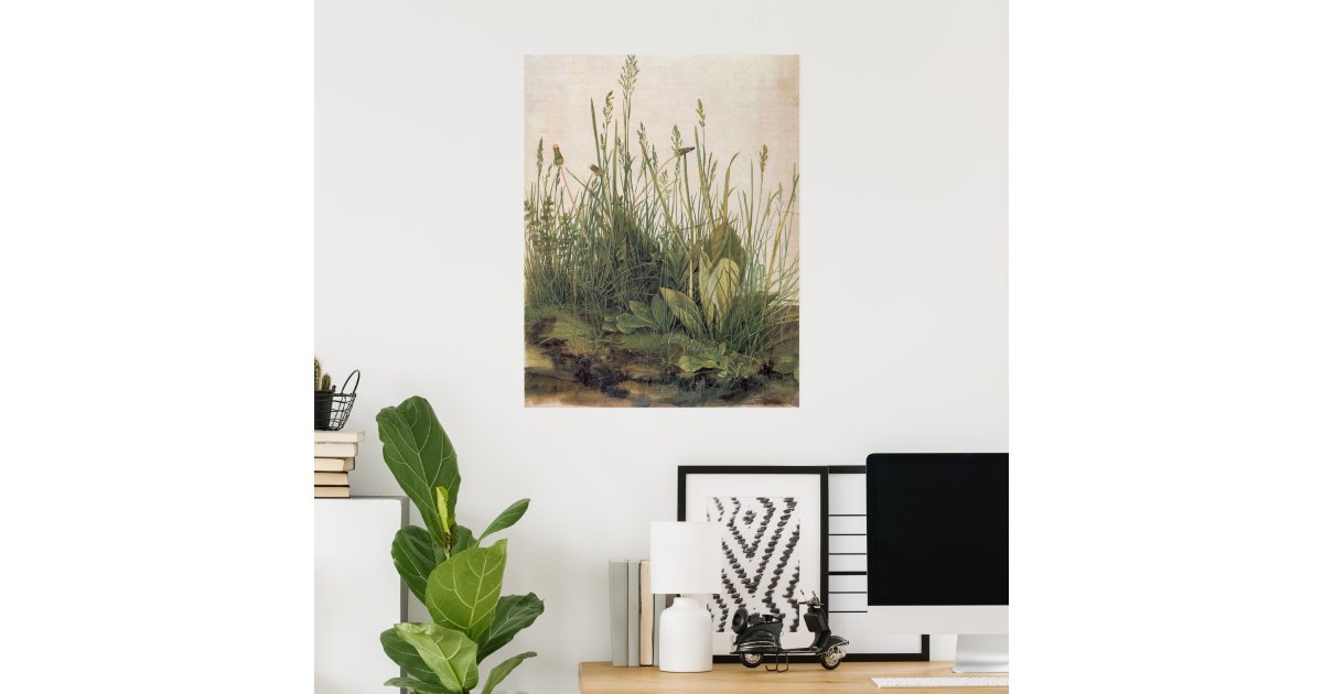 Albrecht Durer Great Piece of Turf Poster | Zazzle