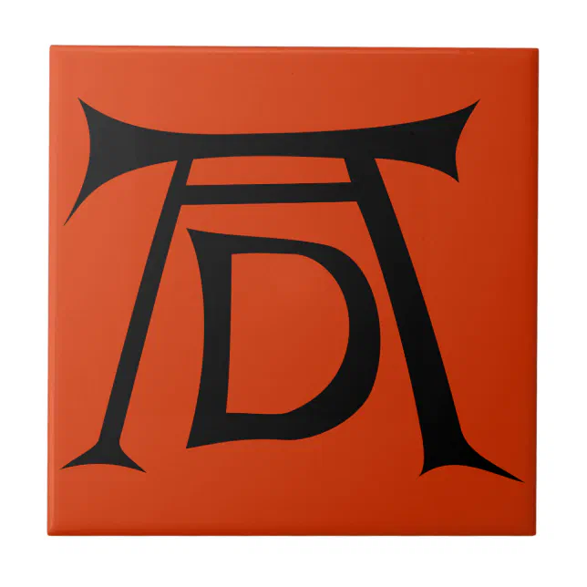 Albrecht Durer Signature Monogram Tile | Zazzle