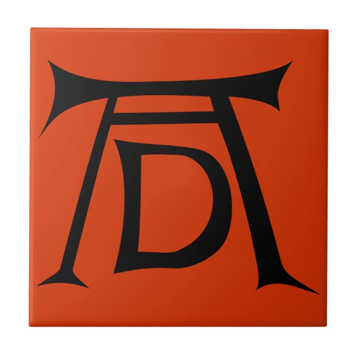 Albrecht Durer Signature Monogram Tile | Zazzle.co.uk