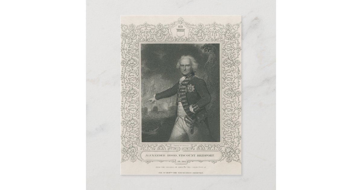 Alexander Hood Postcard | Zazzle
