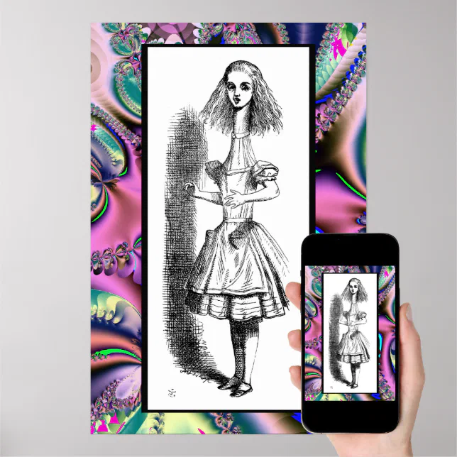 Alice Grown Tall - Alice in Wonderland Poster | Zazzle