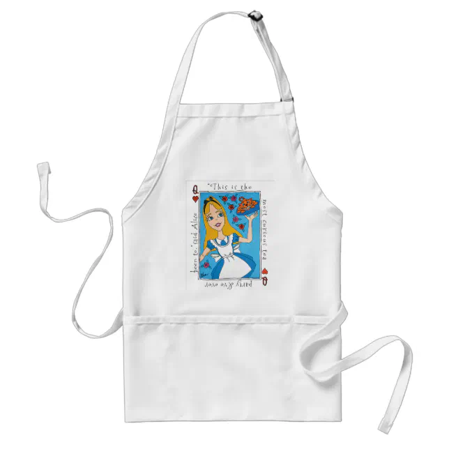 Alice In Wonderland Standard Apron | Zazzle