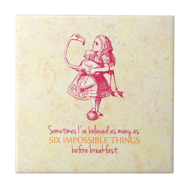 Alice In Wonderland Decorative Ceramic Tiles | Zazzle.co.uk