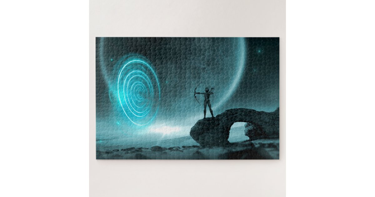 Alien Archer Jigsaw Puzzle | Zazzle