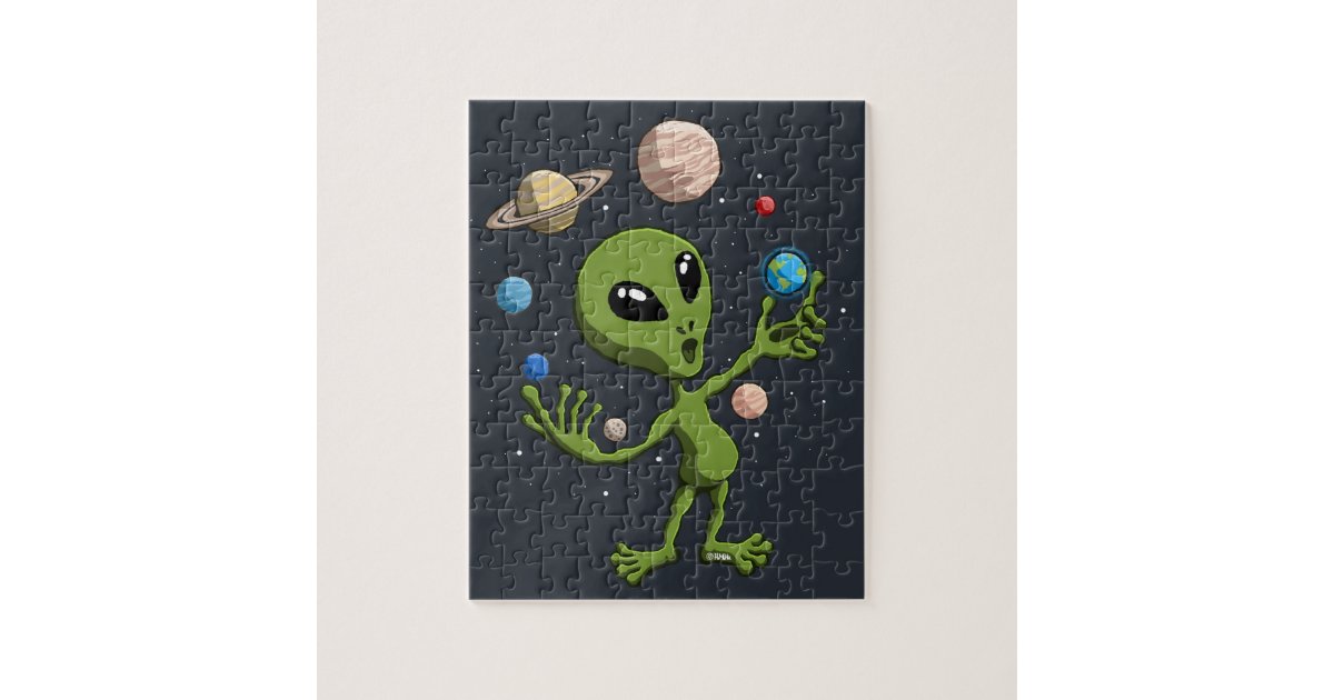 Alien found life jigsaw puzzle | Zazzle
