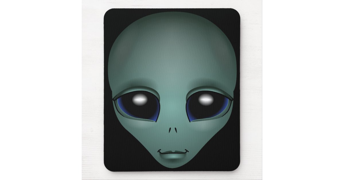 Alien Mouse Pad Cute Alien Mousepads Customise | Zazzle