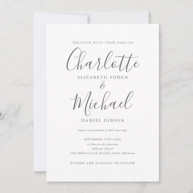 Church Wedding Invitations | Zazzle.co.uk
