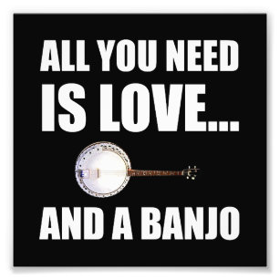 Funny Banjo Posters & Prints | Zazzle UK