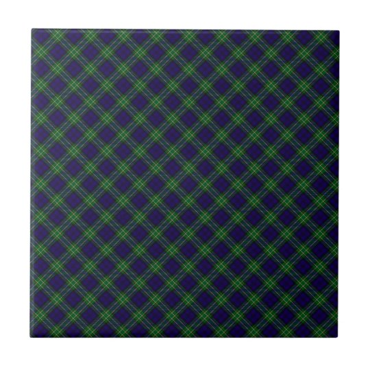 Allan Clan Tartan Designed Print Tile | Zazzle.co.uk