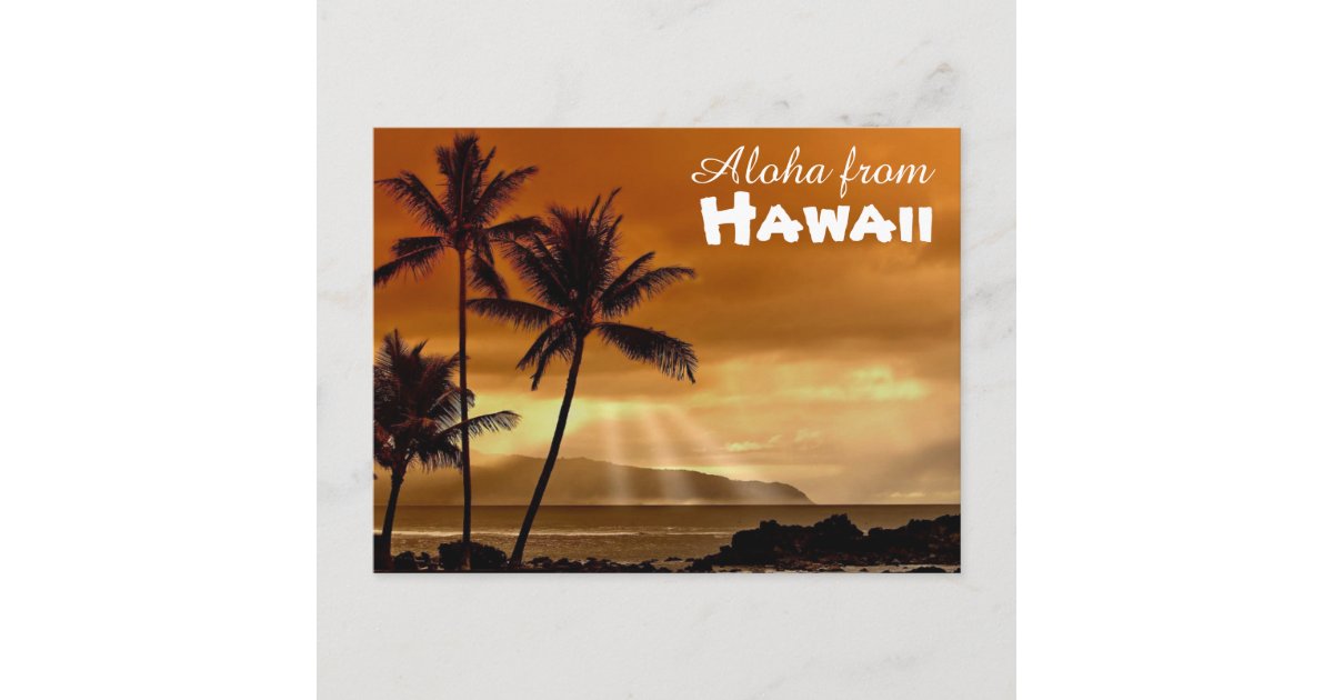 Aloha from Hawaii Postcard | Zazzle