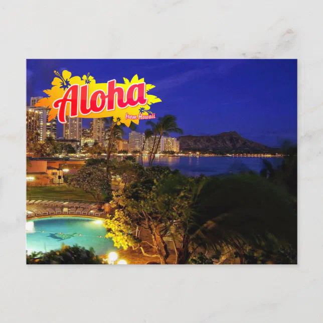 Aloha from Hawaii Postcard | Zazzle