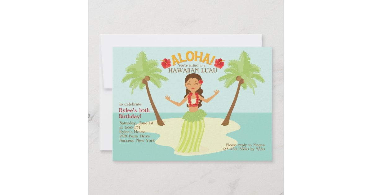 Aloha Party Invitation | Zazzle