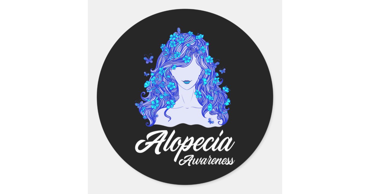Alopecia Warrior Hair Loss Warrior Alopecia Awaren Classic Round ...