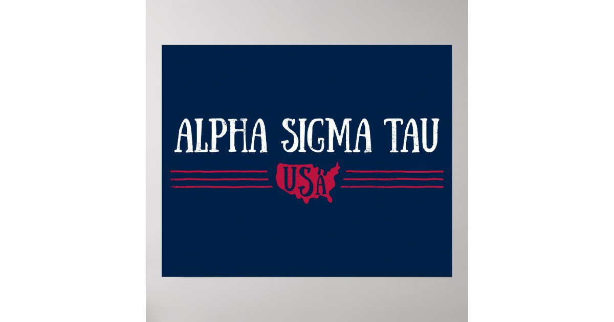 Alpha Sigma Tau USA Poster | Zazzle