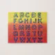 Alphabet Chart Upper Case Letters Sunset Puzzles | Zazzle