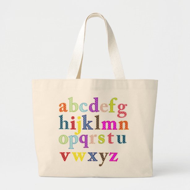 Alphabet Bags | Zazzle UK