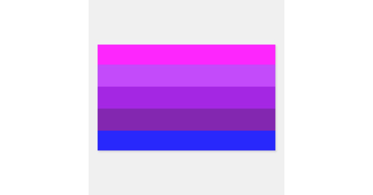 Alternative Transgender Pride Flag Rectangular Sticker | Zazzle