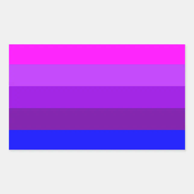 Alternative Transgender Pride Flag Rectangular Sticker | Zazzle