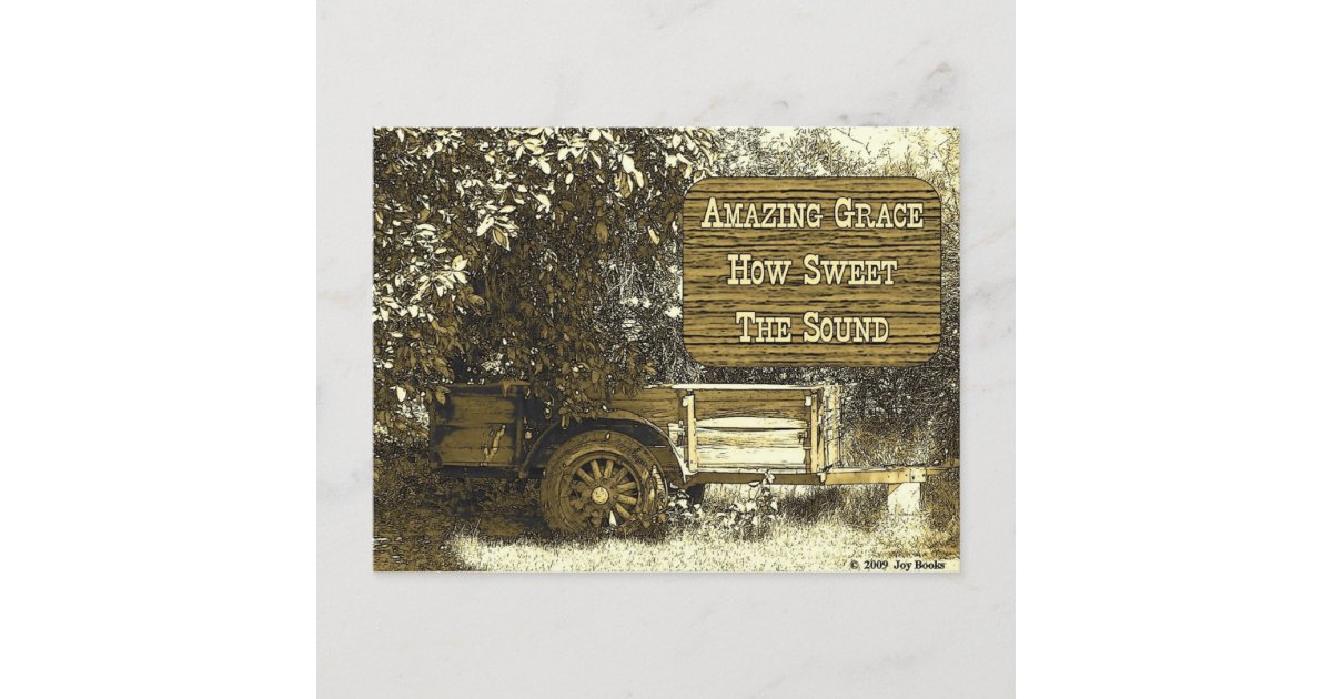 Amazing Grace Postcard | Zazzle