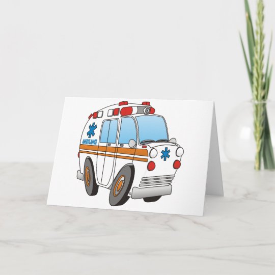 Ambulance Card | Zazzle.co.uk