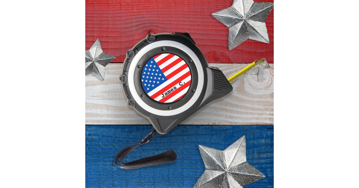 American Flag Tape Measure 1 | Zazzle