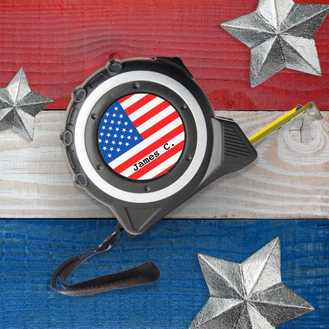 American Flag Tape Measure 1 | Zazzle