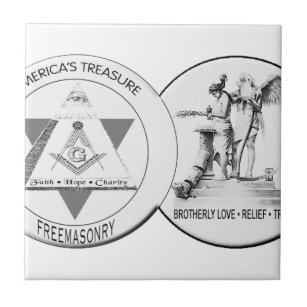 Masonic Decorative Ceramic Tiles | Zazzle.co.uk