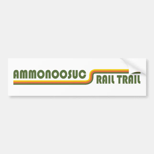 Ammonoosuc Rail Trail New Hampshire Bumper Sticker | Zazzle