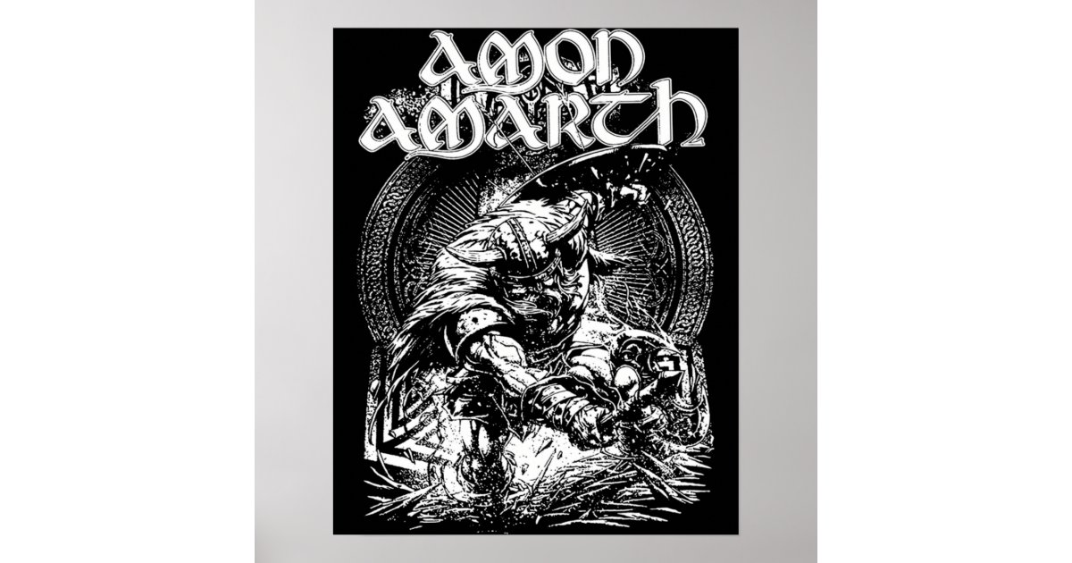 Amon Amarth Fan Art Tribute Design Poster | Zazzle