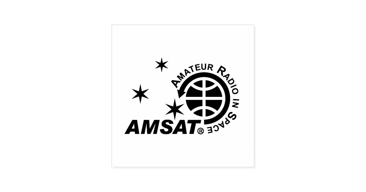 AMSAT Logo Self-Inking Stamp | Zazzle