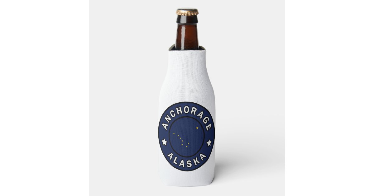 Anchorage Alaska Bottle Cooler | Zazzle