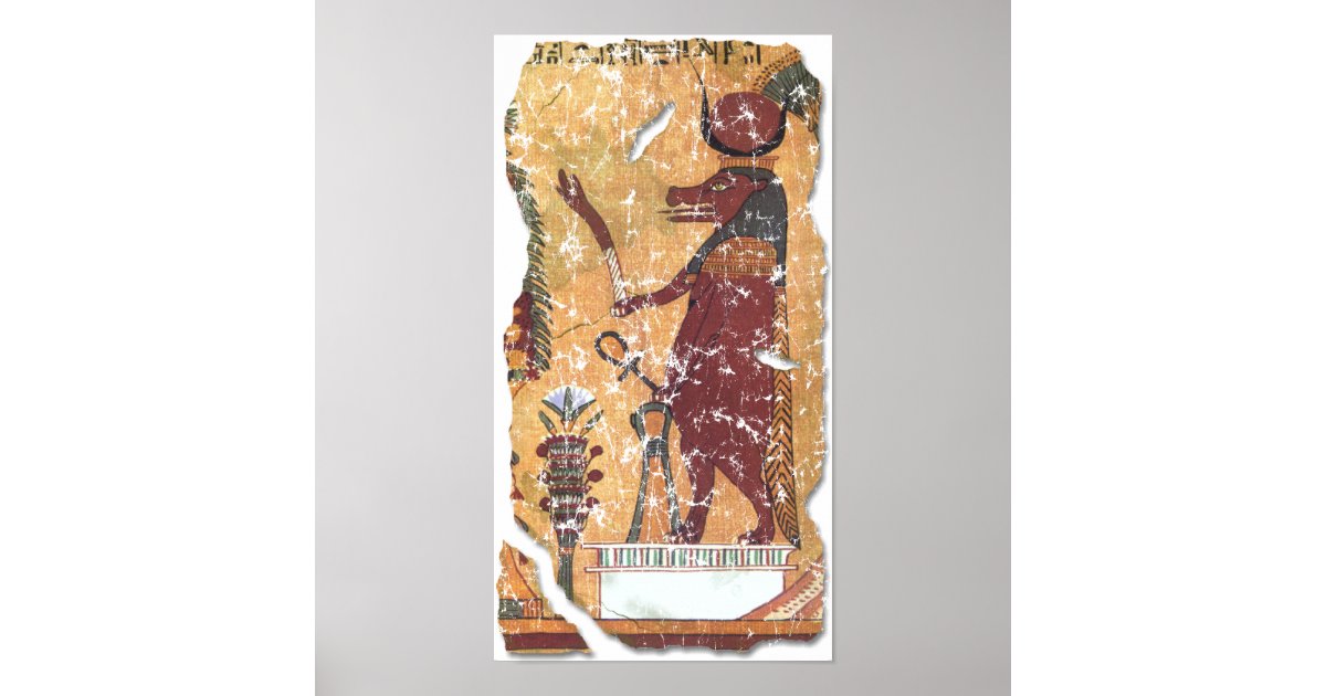 Ancient Egyptian Goddess Hathor Poster | Zazzle