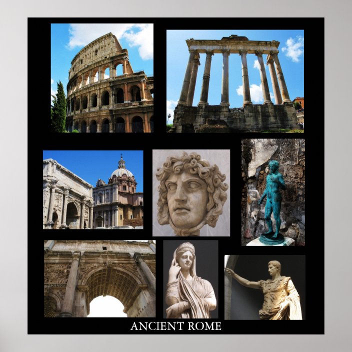ANCIENT ROME POSTER | Zazzle.co.uk