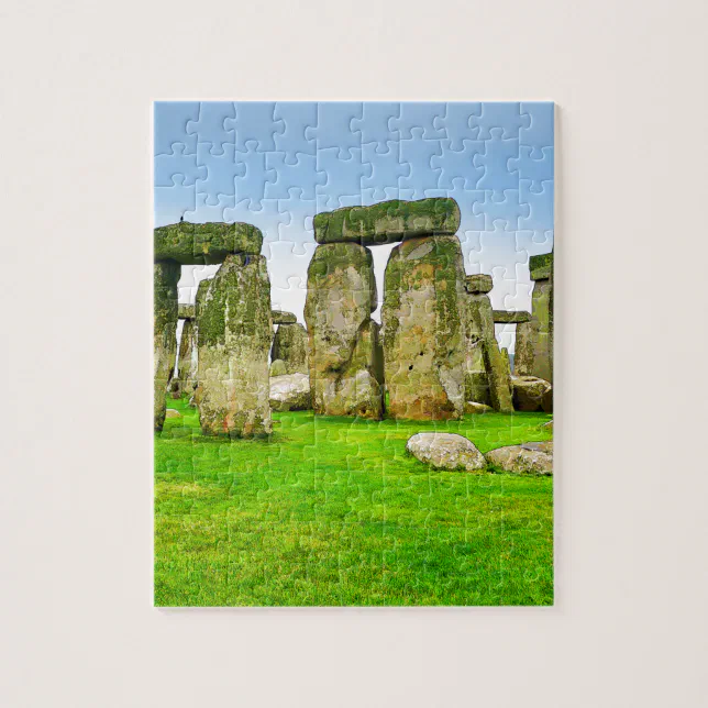 Ancient Stonehenge Standing Stones in Summer Art Jigsaw Puzzle | Zazzle
