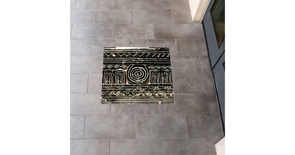 Ancient Sumerian Mesopotamian Pattern Floor Decals | Zazzle