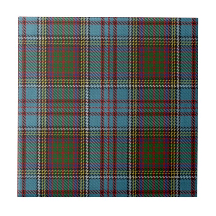 Anderson Clan Tartan Plaid Pattern Scottish Tile | Zazzle.co.uk