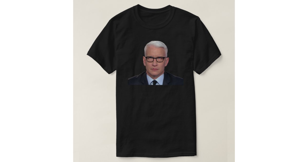 Anderson Cooper Eye Roll Sticker T-Shirt | Zazzle