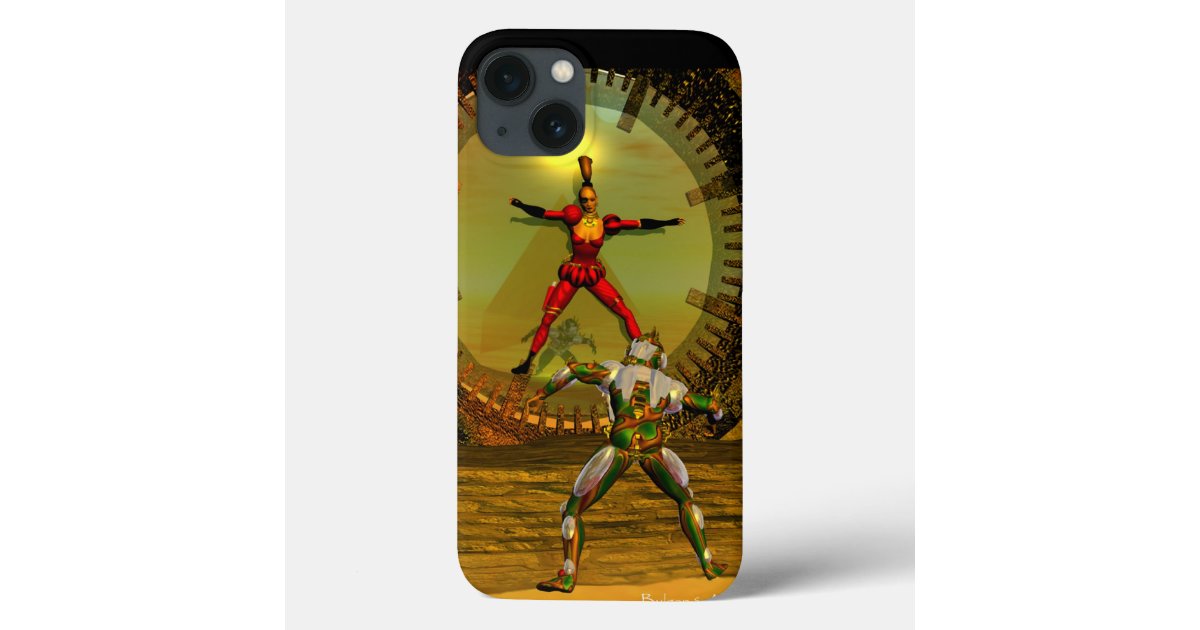 ANDROID XENIA MEETS CYBORG TITAN Sci-Fi Case-Mate iPhone Case | Zazzle