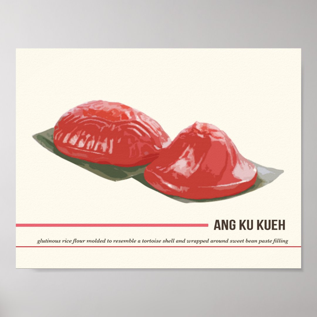 Ang Ku Kueh Poster | Zazzle
